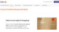 ᐈ Carta di credito Mastercard Gold ING | 💳 Analisi e condizioni ...