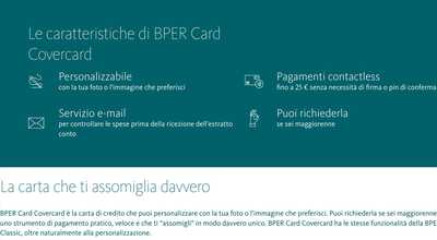 ᐈ Carta di credito BPER Card Covercard BPER Banca | 💳 Analisi e ...